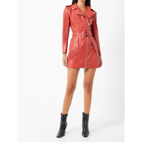 French Connection | Dresses | New French Connection Etta Vegan Leather ...